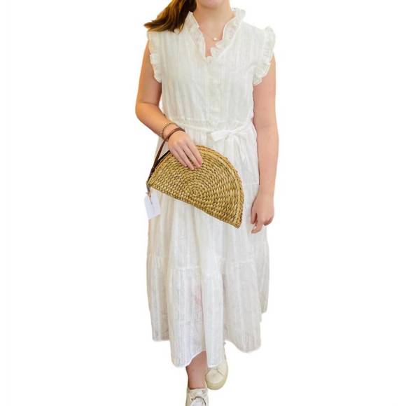 BOHO CHIC | Dresses | New Boho Chic Lily Midi Dress In White | Poshmark